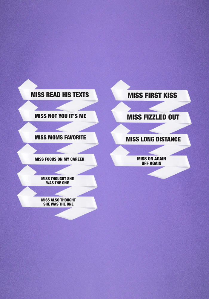 obsessed sashes - set of 10 - Olivia Rodrigo